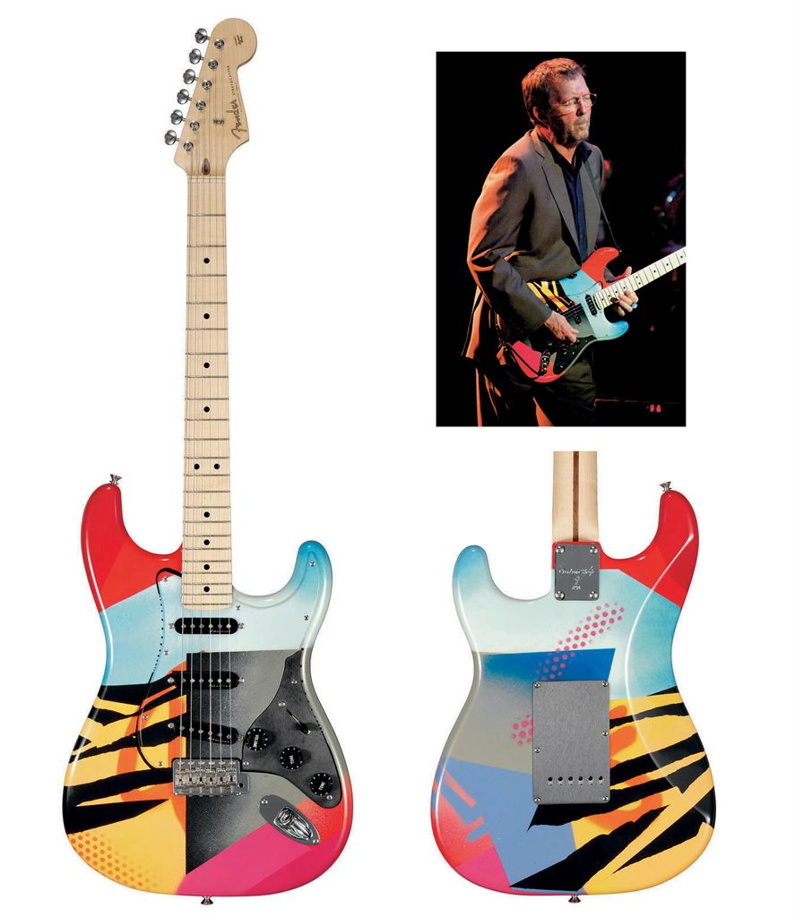 Pop Icons Eric Clapton's owned and played guitars Valuations